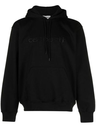 Carhartt Work in Progress hoodie en coton mélangé à logo brodé - Noir