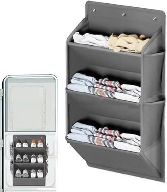 Generic RV - - Wandmontierer Organizer, schmales Raumregal | 3 Schichtlagereinheit, vertikale, wandmontierte schmale Raumorganisator, Multi Purpose -Aufbewahr