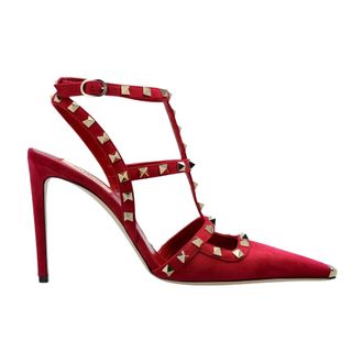 Valentino Garavani Femme, Chaussures, Rouge, Taille: 38 EU Escarpins en Daim