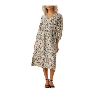 Moss Copenhagen Damen, Kleider, Beige, SGr&ouml;&szlig;e