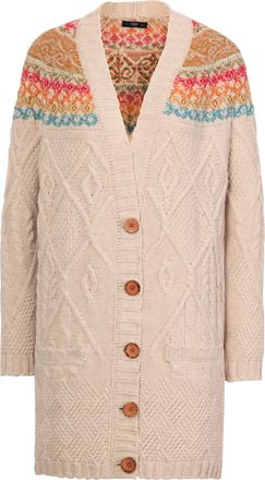 Ivko V-Ausschnitt Coatigan, Strukturmuster