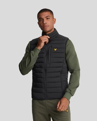Lyle & Scott Sports Leichte Pufferjacke - Schwarz