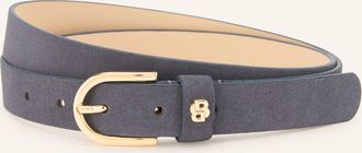 HUGO BOSS Lederg&uuml;rtel Scarlet blau