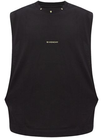 Givenchy d&eacute;bardeur &agrave; broderies - Noir