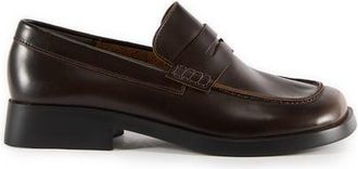 Camper Mocassins carr&eacute;s Dana en cuir