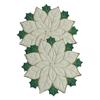 Valiclud 2st&uuml;cke Platzset Wiederverwendbar Isolierende Tischsets Telleruntersetzer Tischdekoration Weihnachtstischset Platzset f&uuml;r Feier Tischunterlage mit Pal