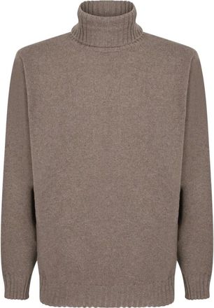 Dell'Oglio Homme, Pulls, Beige, Taille: 2XL Pull &agrave; col roul&eacute;