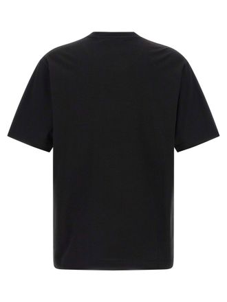 Dolce & Gabbana Logo-Embroidered Cotton T-Shirt - Black