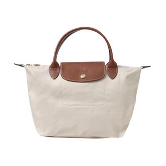 Longchamp Femme, Sacs, Beige, Taille: ONE Size Sac &agrave; Main Tote L&eacute;ger