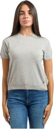 Yes-Zee YES Zee, Femme, Pulls, Gris, Taille: 40 FR Pull &agrave; manches courtes