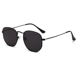 Generic Lunettes De Soleil En M&eacute;tal For Hommes Et Femmes, Id&eacute;ales For Les Vacances La Conduite Ext&eacute;rieur(Black)