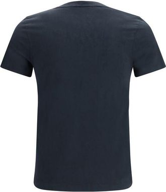Maison Kitsun&eacute; Double Fox Head Embroidered T-Shirt - Black