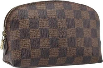 Louis Vuitton Pre-owned Damier Ebene Pouch - Femme - Pre-owned - Brun - Taille: ONE Size