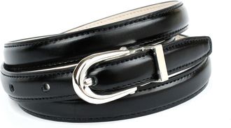 Anthoni Crown Damen Lederg&uuml;rtel 15mm breit GL13S010 G&uuml;rtel, Schwarz, 105