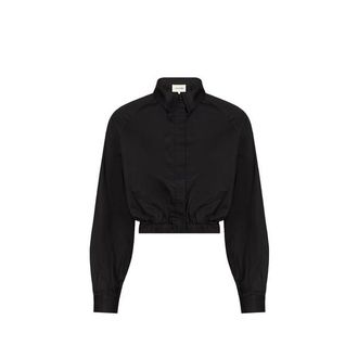 Saison 1865 Usho kurzes Baumwollhemd - Schwarz