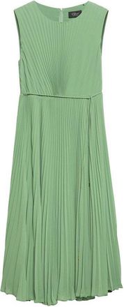 s.Oliver Midikleid Kleid Plissiertes Midi-Kleid mit Bindeg&uuml;rtel und Viskosefutter