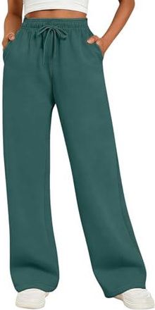 Generic Pantalon De Sport Femme Chic D&eacute;t&eacute; Long Pants Respirant Classique Pas Cher Sweatpants Tendance Chic Elegant Surv&ecirc;tement D&eacute;tente Mode Taille Elastique 2