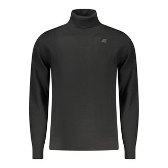 K-Way Homme, Pulls, Noir, Taille: XL Pull &agrave; col roul&eacute; &agrave; manches longues