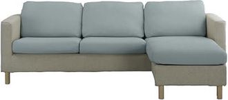 Estoralis | Java | Superelastischer Sofa-Sitz- und Rückenkissenbezug | Maximale Anpassungsfähigkeit | Farbe - C/ 04 Blau | Größe L (zwischen 50-85 cm x 95-130 c