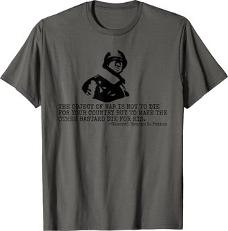 The Salty Veteran George S. Patton Zitat 2. Weltkrieg General Patton T-Shirt