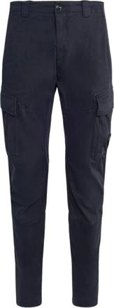 C.P. Company C.p. Company, Homme, Pantalons, Bleu, Taille: L Cropped Pantalons