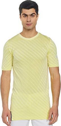 Asics Asics 153427-0489 Seamless SS T-shirt &agrave; manches courtes pour homme Jaune - Jaune - Medium