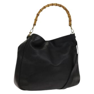 Gucci Pre-owned Cuir sacs-gucci - Femme - Pre-owned - Noir - Taille: ONE Size