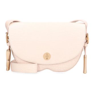Burberry Pebbled Leather Crossbody Bag - - Bags - Damen - Beige - ONE SIZE