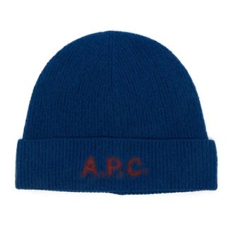 A.P.C. Dunkelblaue Bonnet Harry - - Accessories - Herren - Blau - S