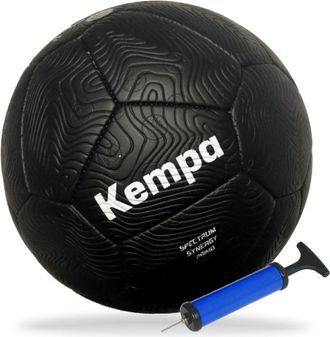 Kempa Sportartikelland Bundle Handball Spectrum Synergy Primo schwarz Größe 2 + Ballpumpe