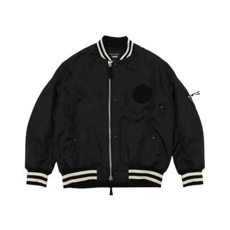 Comme Des Gar&ccedil;ons Nylon Twill Ma-1 Blouson - - Jackets - Herren - Schwarzk - M