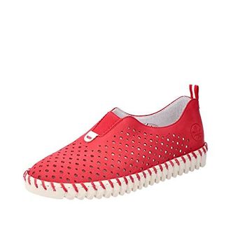 Rieker N1963, Mocassin, Rot