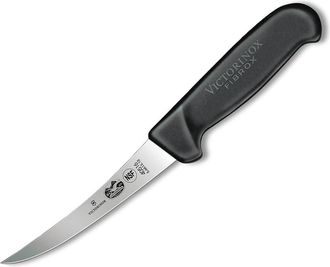 Victorinox by Swiss Army coltello da cucina disossatore Fibrox con lama flessibile, nero, 12 cm, 5.6613.12