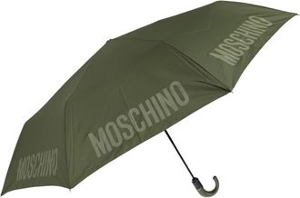 Moschino unisex, Accessoires, Vert, Taille: ONE Size Parapluie pliant topless