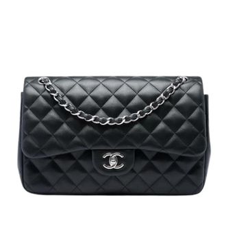 Chanel Pre-owned Double Flap Shoulder Bag - - Pre-owned - Damen - Schwarzk - ONE SIZE