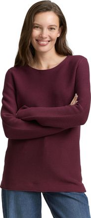 Tom Tailor Tom Tailor Damen 1016350 Pullover, 16427 - Bordeaux Red, M EU