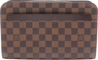Louis Vuitton 2004 Damier Ebene Saint Louis Pochette clutch bag - Braun
