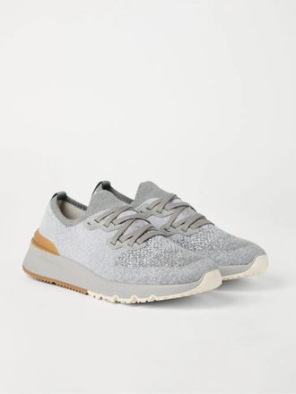 Brunello Cucinelli Womens Knitted Sneakers Aw25 M