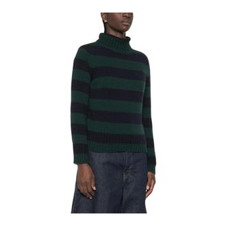 Be You Gestreifter Rollkragenpullover - - Knitwear - Damen - Mehrfarbig - S
