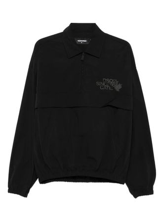 Dsquared2 sweat à col zippé - Noir