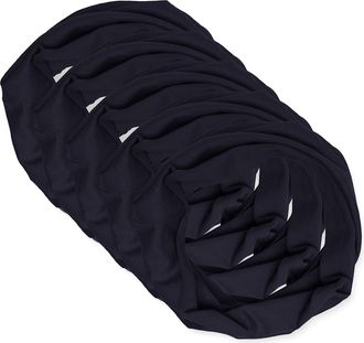 Trigema Unisex Loop Mund-Nasenbedeckung (wiederverwendbar) im 5er-Pack 634000 Mode-Schal, Navy, Größe 2 für Erwachsene (42cm hoch, 23cm breit)