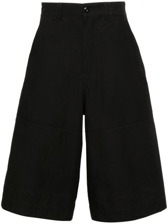Maison Margiela short chino à coutures contrastantes - Noir