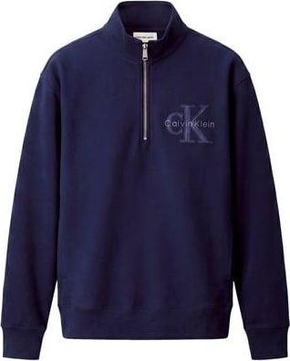 Calvin Klein Sweat logo en coton m&eacute;lang&eacute;