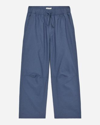 Arket Lockere Baumwollhose -Blau