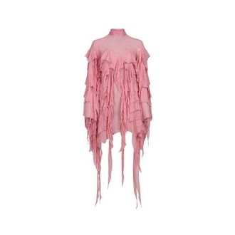 Blumarine Blouse &agrave; volants &agrave; col montant