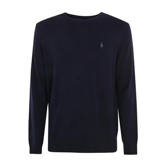 Polo Ralph Lauren Homme, Pulls, Bleu, Taille: L Pull col rond marine