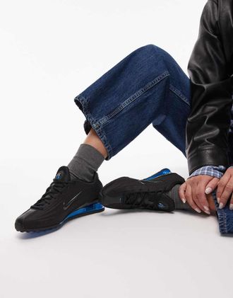 Nike Shox Z - Baskets - Noir et bleu fonc&eacute;