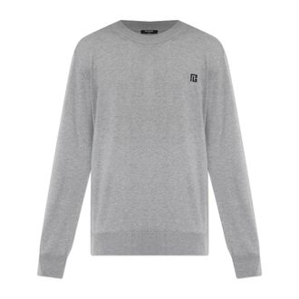 Balmain Strickware - - Knitwear - Herren - Grau - L