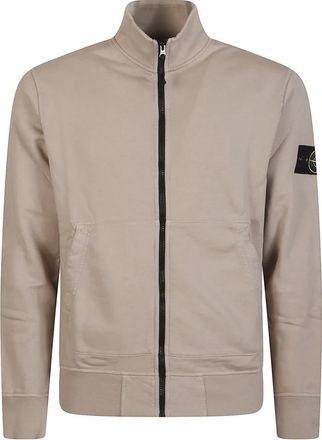 Stone Island Homme, Sweatshirts et sweats &agrave; capuche, Brun, Taille: L Full Zip Up SweaT-shirt