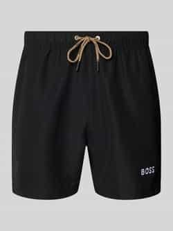 HUGO BOSS Badeshorts mit Label-Applikation Modell DOGFISH